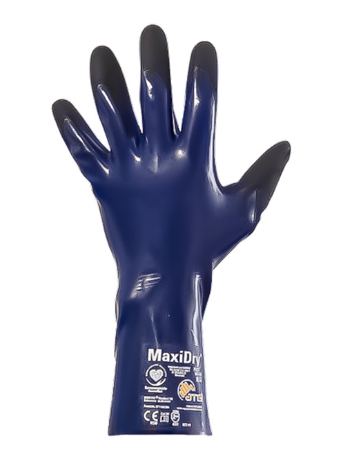 Luva Impermeável MaxiDry Plus Danny - Produtos Químicos