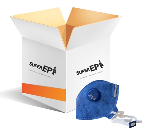 Máscara PFF3 KSN Com Válvula - Caixa