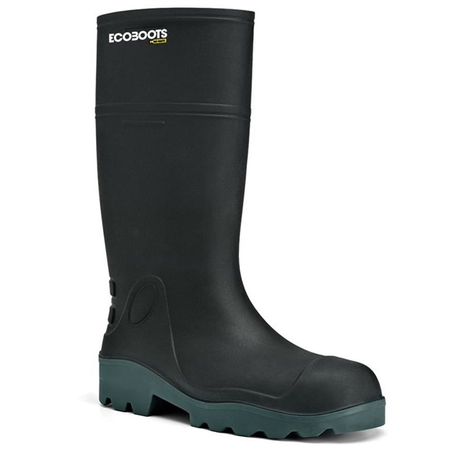 Bota Pvc Ecoboots Preta Bico Composite Palmilha Aço CA34671