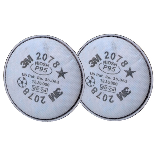 Filtro Combinado 3M 2078 P2 e P95 Para Máscaras 3M