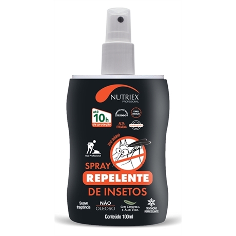 Repelente de Insetos Spray Até 10 Horas Nutriex 100ml