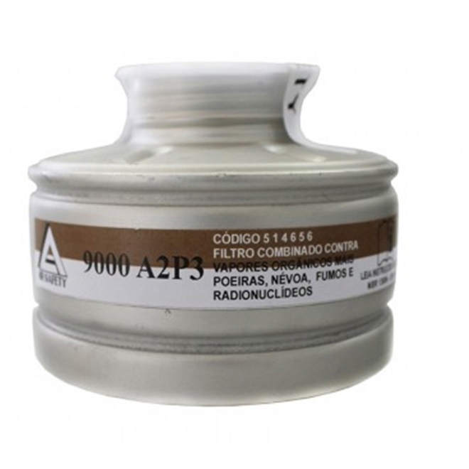 Filtro Químico Combinado 9000 A2 P3 VO + Poeira 514656