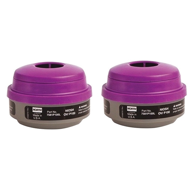 Cartucho Combinado Vapor Orgânico + P3 Honeywell 7581P100L