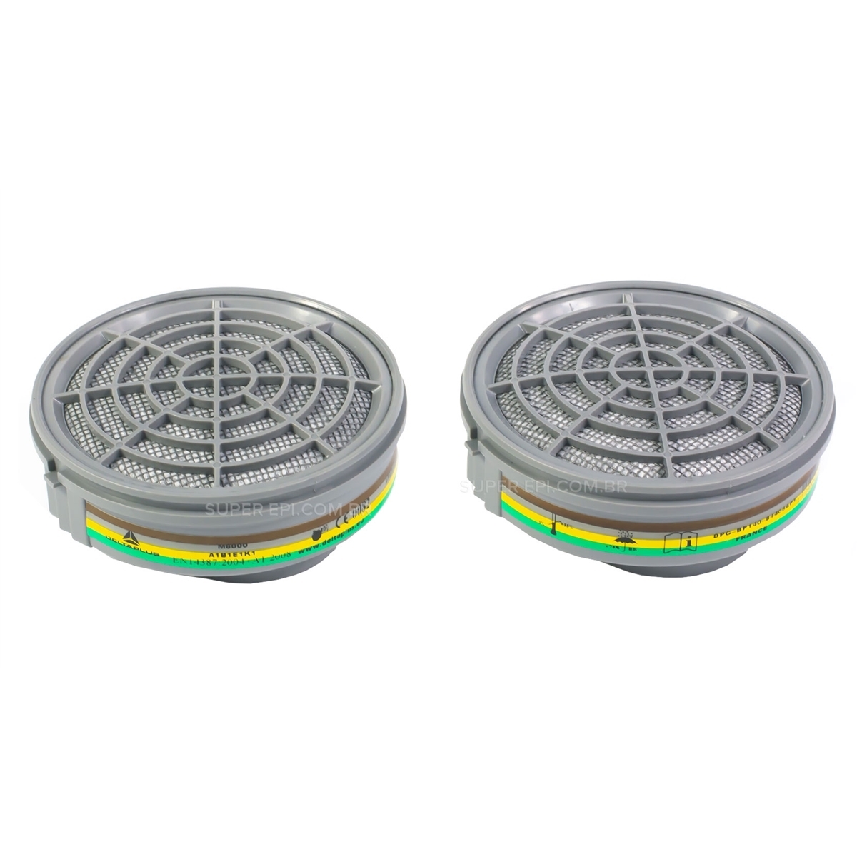 Máscara Semi-Facil Jupiter Com 2 Filtros MultiGases Abek1