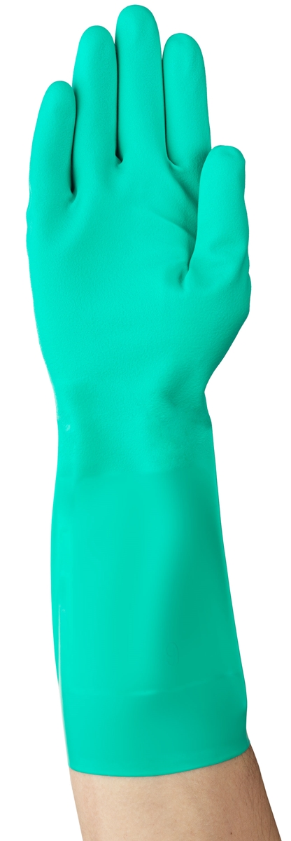 Luva Nitrílica Ansell Alphatec Solvex 37-175 33Cm CA 12705
