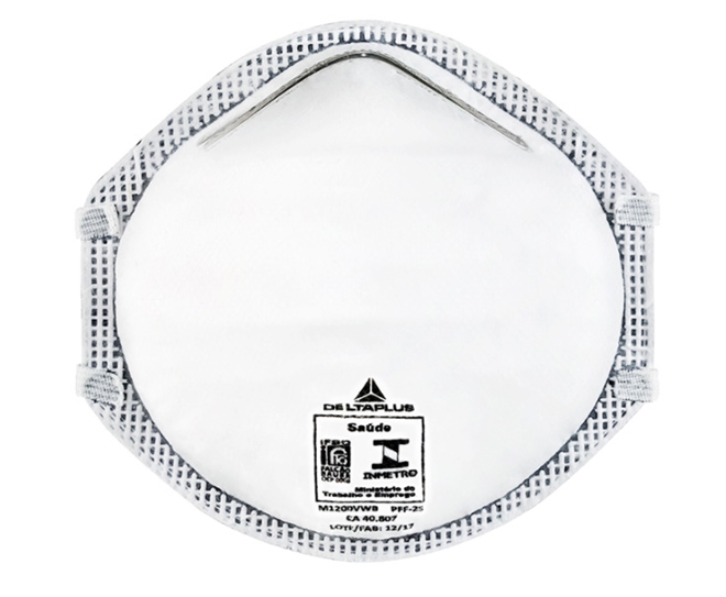 Máscara Tipo Concha PFF2 Sem Vávula 10 Unidades