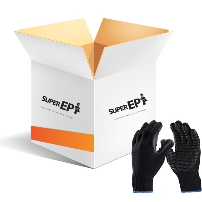 Luva Vibraflex Danny Contra Vibração DA4000 CA44549 3 Pares