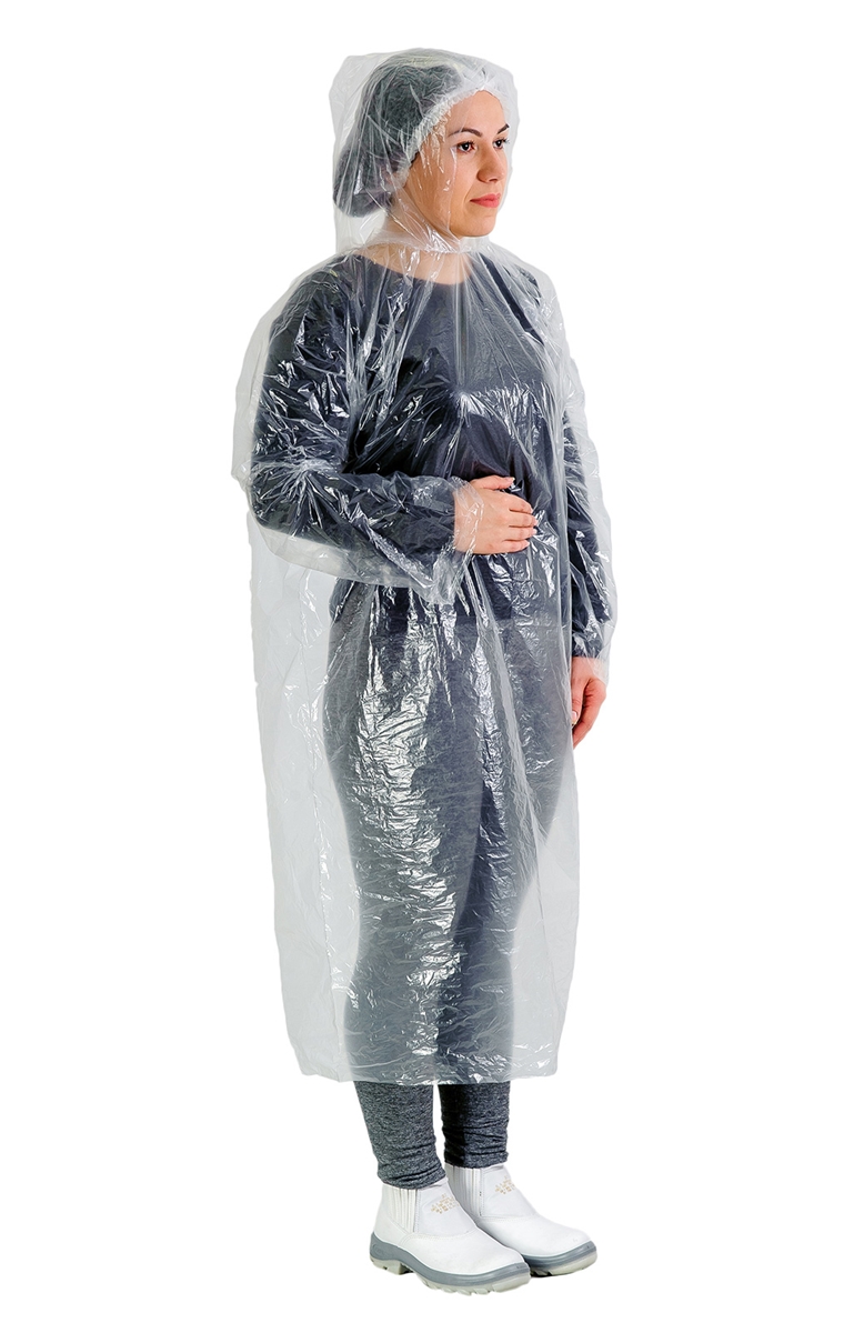 Capa de Chuva Transparente Polietileno Tamanho Único