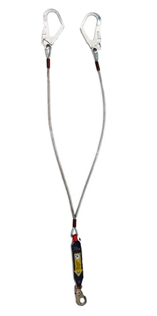 Talabarte Duplo Em Cabo de Aço Hércules HL033Y50 Com ABS