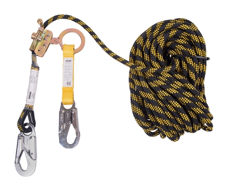 Kit de Ancoragem Em Corda Com 20 Metros Com Travaquedas