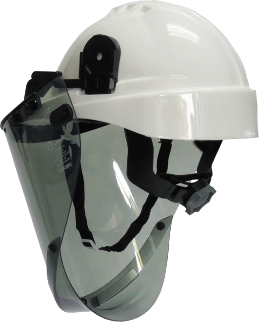 Kit Protetor Facial + ,Capacete Eletricista UV Infravermelho