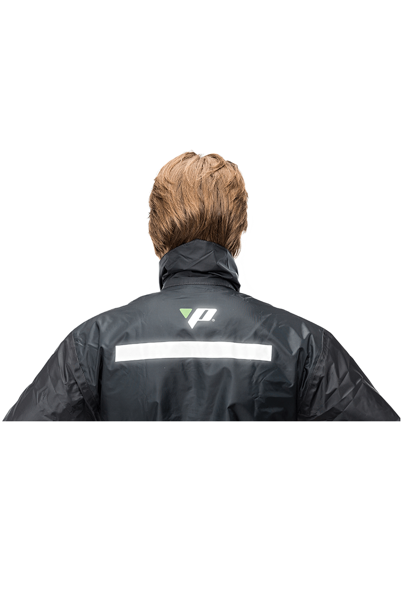 Conjunto Impermeável Nylon Preto Bolso Interno CA42187/42186