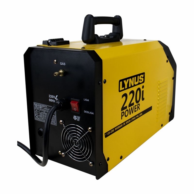 Máquina Inversora de Solda Multiprocesso 200A 220V Lynus Power LIS-220I