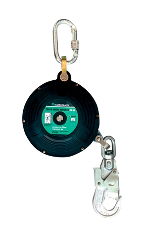 TravaQuedas Retrátil 6m Fita Poliéster Conector Giratório