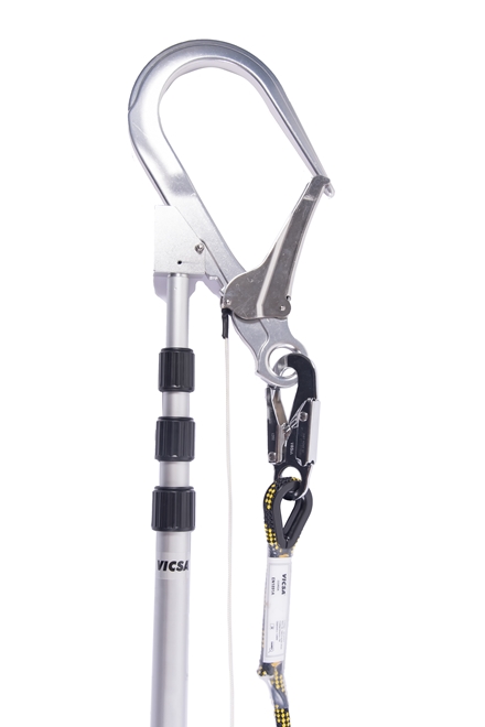 Vara Manobra Telescópica Regulável Até 7,5m Com Gancho 110MM