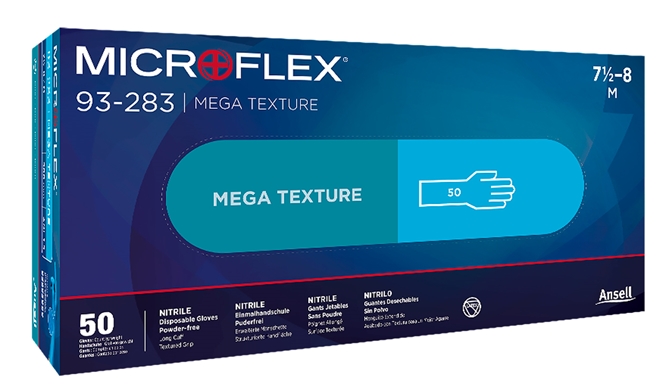 Luva Nitrílica Ambidestra MICROFLEX93283 50 Unidades CA45460