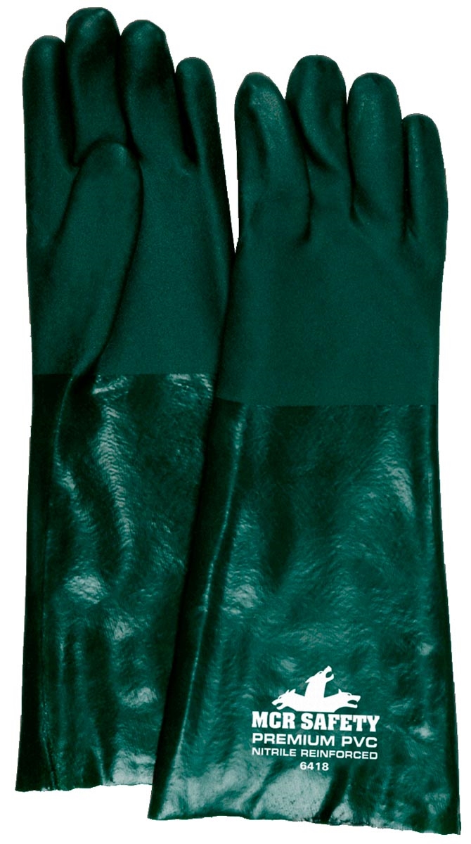 Luva PVC Memphis Premium MCR Safety Cano Longo 46cm CA46086