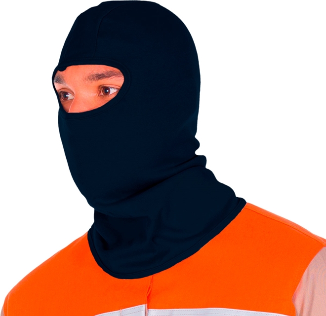 Balaclava 1 Orifício FR ATPV9,4 Arco Elétrico Antichama Azul