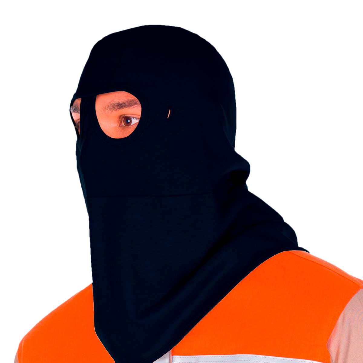 Balaclava 2 Orifício FR ATPV9,4 Arco Elétrico Antichama Azul